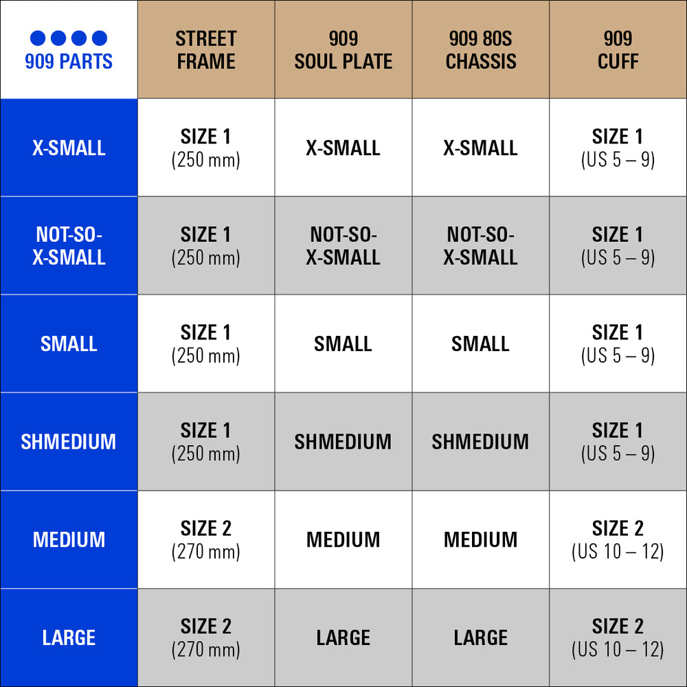 SIZE CHART – Themgoods
